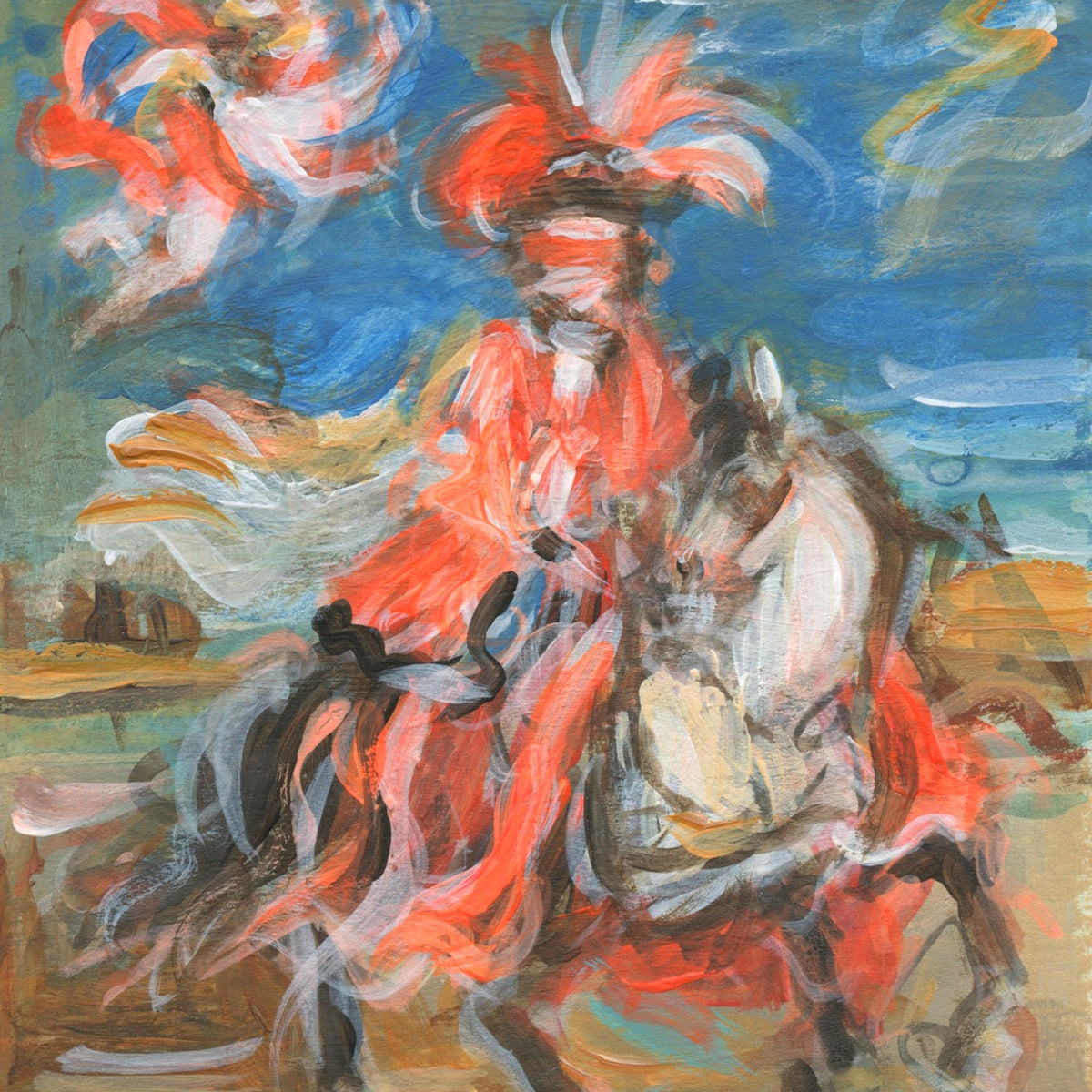 Lot 62 - Mandy Racine - Equestrian - Curated by Women in Art – Art on a ...