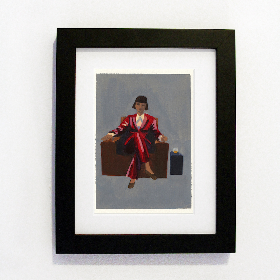 Cece Philips - Moment of Judgement – Art on a Postcard